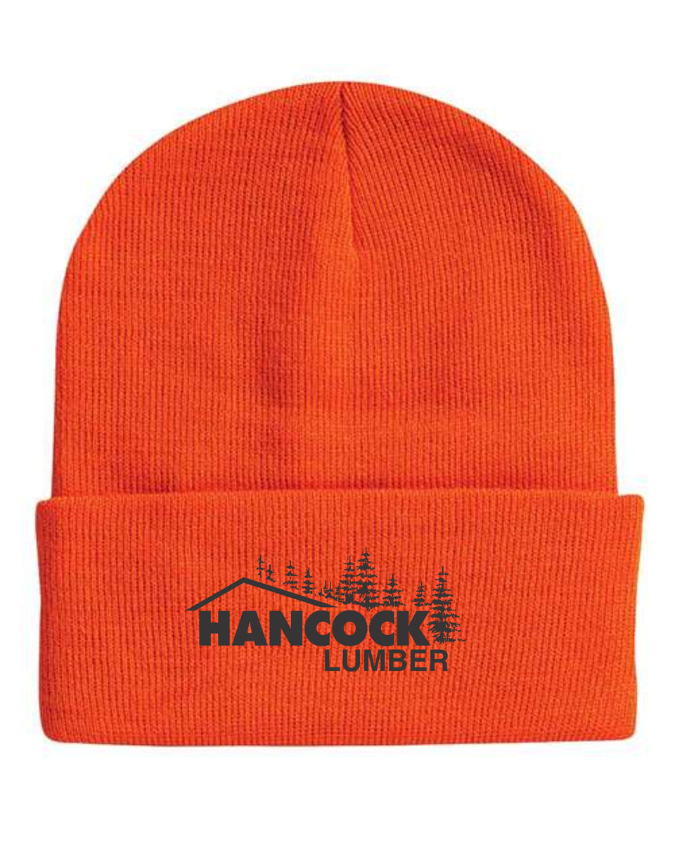 SP12 Sportsman - Blaze Orange 12" Solid Cuffed Beanie - Hancock Lumber ...
